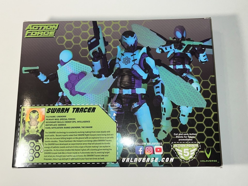 Action Force™ • SWARM TRACER • Valaverse™ • created by Bobby Vala, 2023 ...