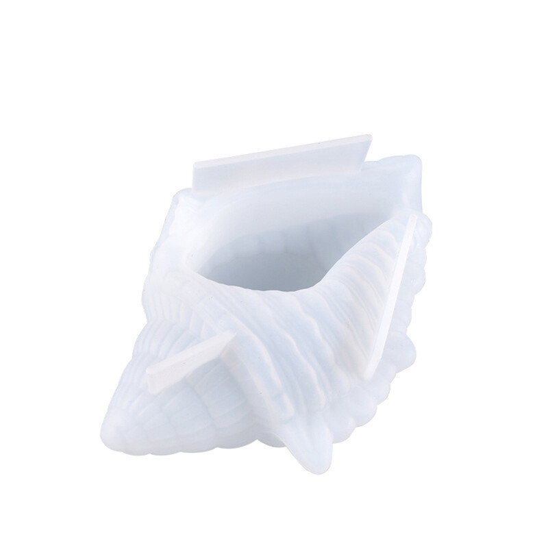 Shell Shape Concrete Flowerpot Mould Conch Succulent Container Silicone ...