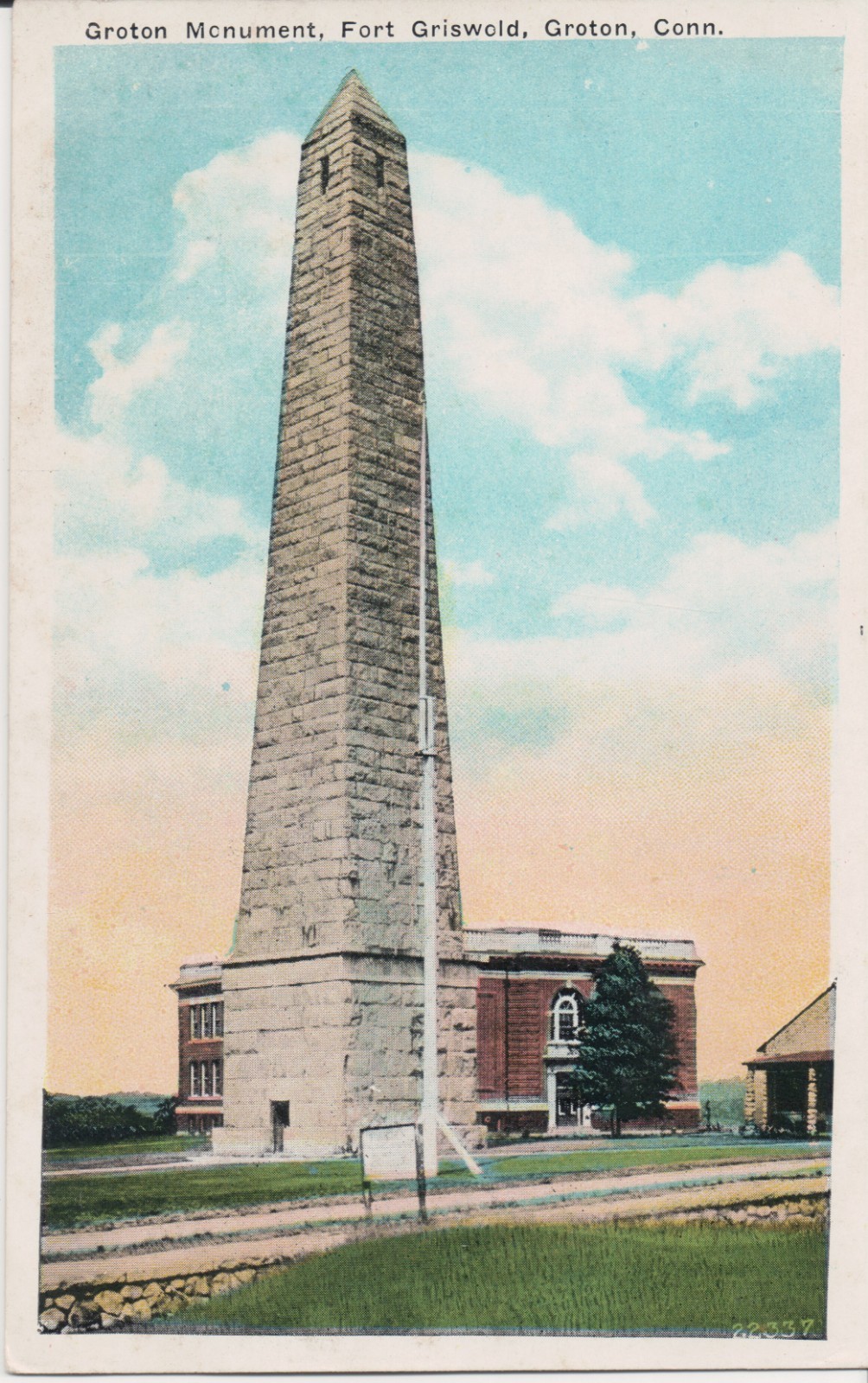Vintage Postcard, Groton Battle Monument, Groton, Connecticut | eBay