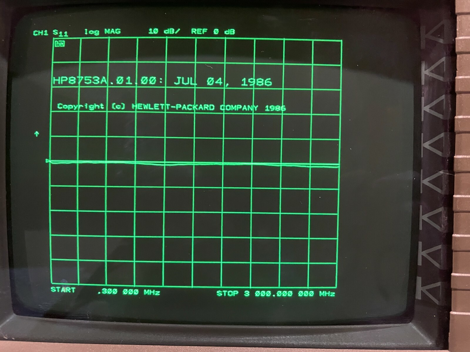 HP Agilent 8753A Network Analyzer 300 KHz - 3.0 GHz, Option 010 - USED ...