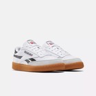 Men Reebok Club C Revenge Vintage Tennis Shoes White Black Gray Gum ...