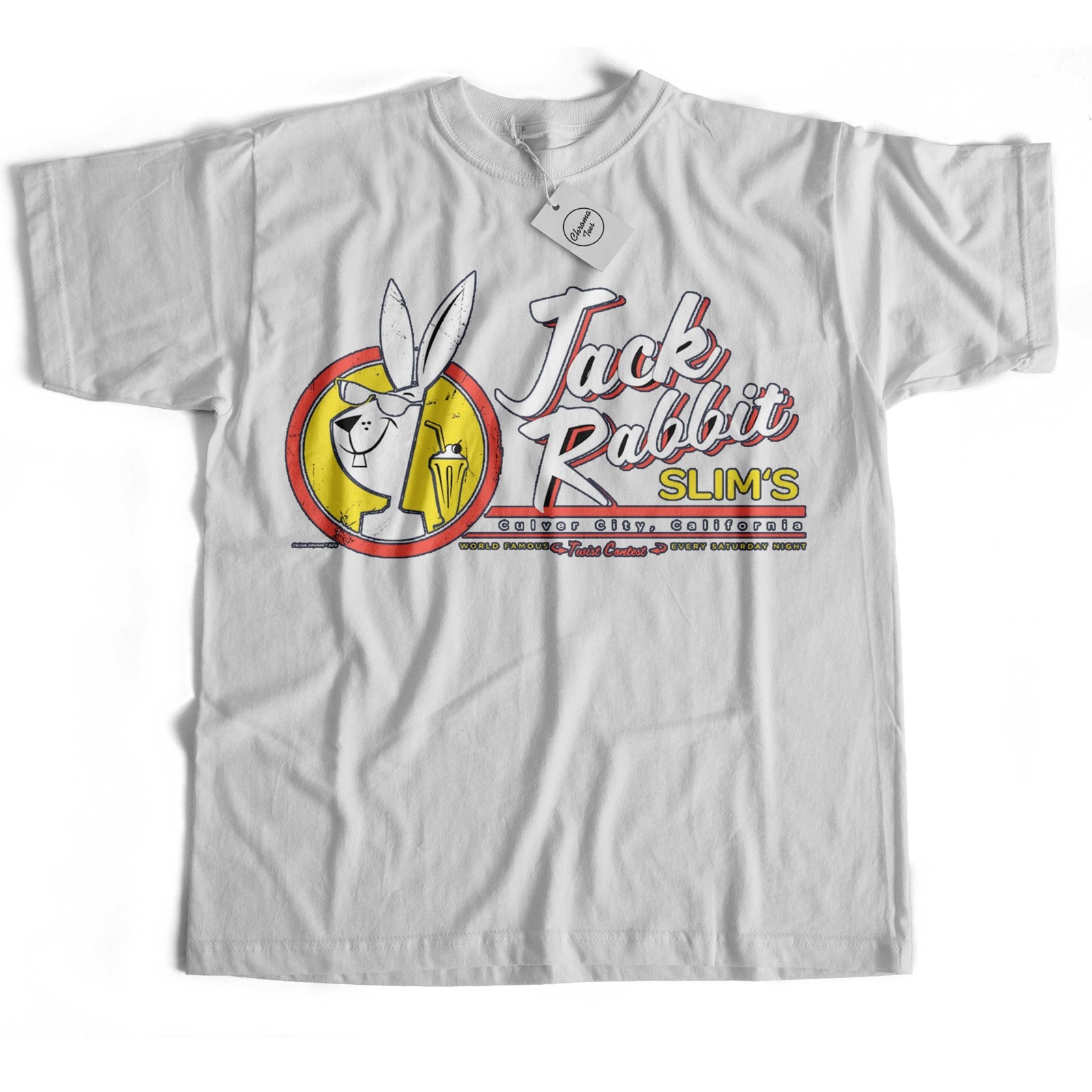 Jack Rabbit Slims Pulp Fiction Film Movie Action Horror Comedy T Shirt ...