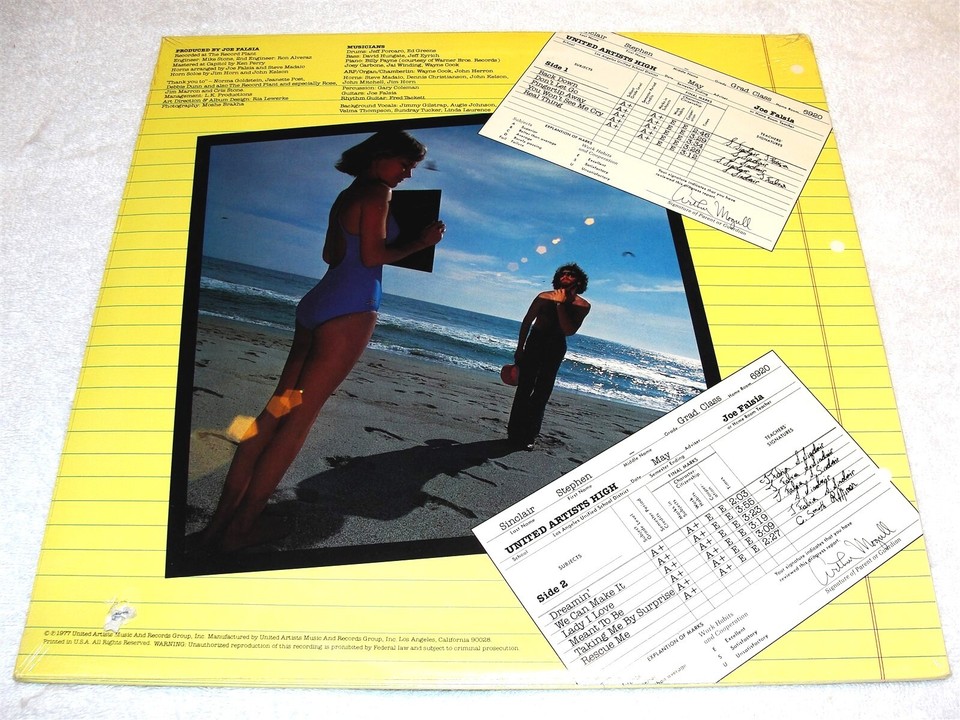 Stephen Sinclair "A+" 1977 Soft Rock/Pop LP, SEALED!, Original United ...