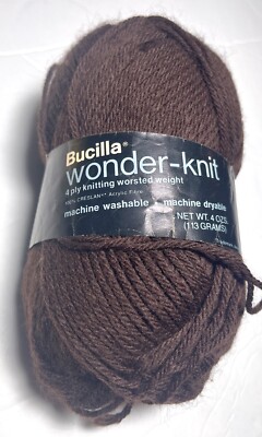 BUCILLA WONDER KNIT YARN 1pk.COL 110. I combine shipping, see details ...