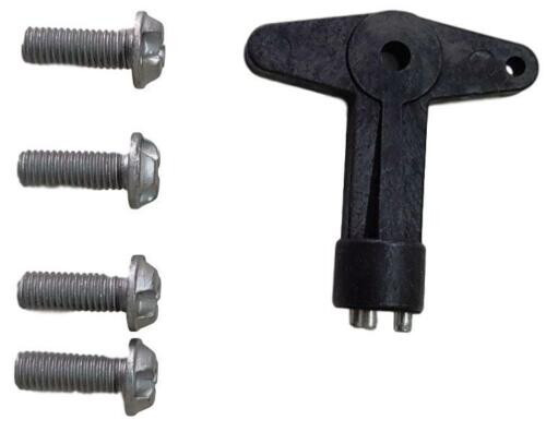 4 Bolts +Key Safety Lock for Agila Astra Tigra Kadett Senator Zafira ...