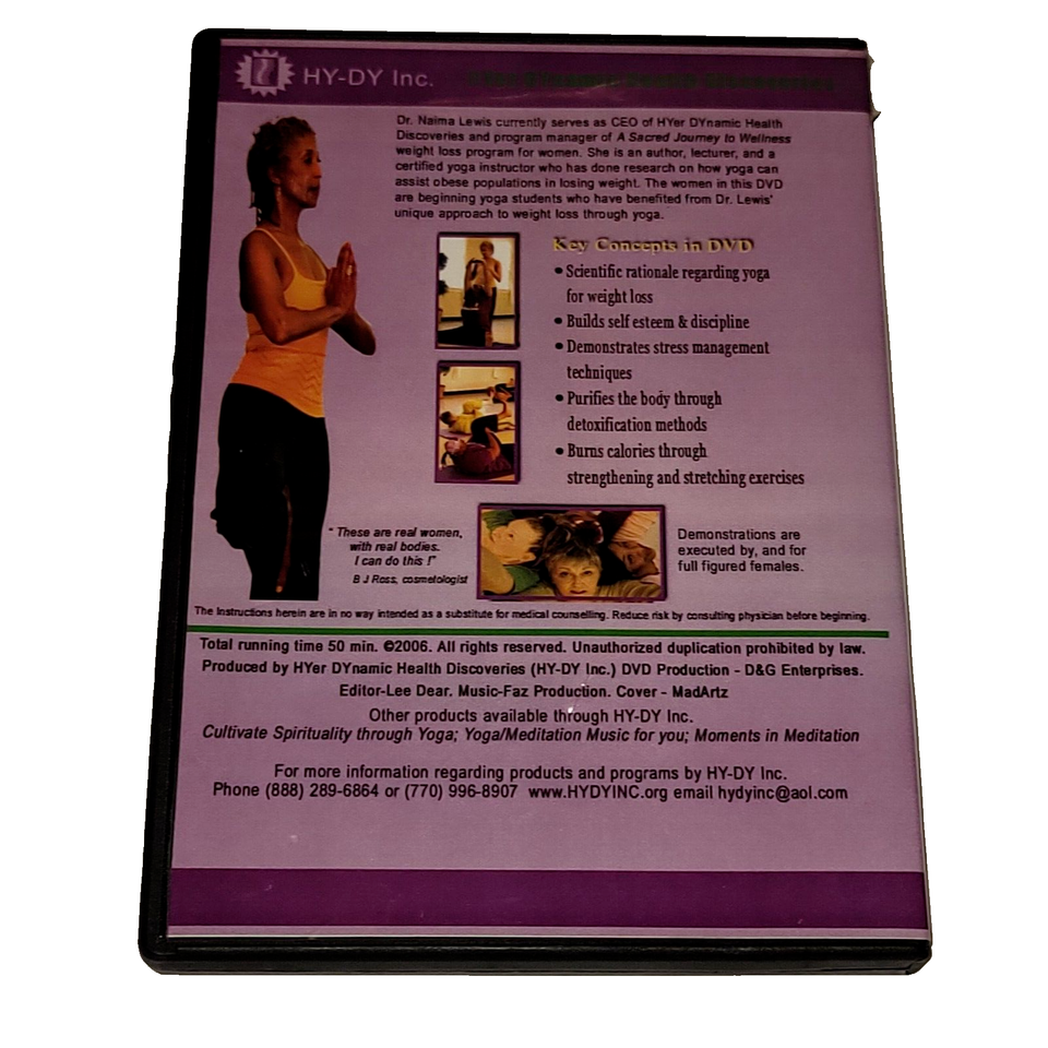 Yoga For Weight Loss DVD- Naima Lewis (guide) Rare! 2006 | eBay