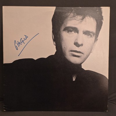 Peter Gabriel signed lp So, Original, Vintage, Great Gifts, 60s 80s 90s ...