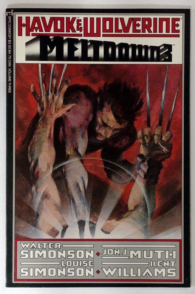 Havok and Wolverine: Meltdown #1,2,3,4 (1989) Full Set All NM or High ...