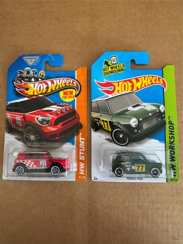 Hot Wheels 2×HW Stunt 12 Mini Cooper Countryman Rally/Workshop Murris ...