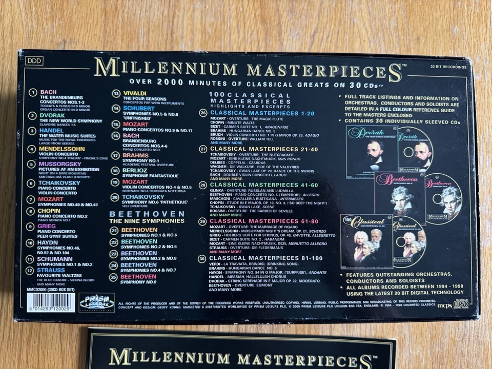 The Composers Classical Music Millennium Masterpieces Special Edition ...
