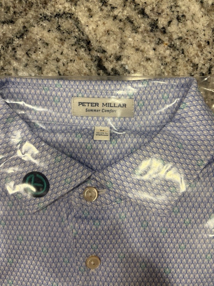 New Scotty Cameron Golf Polo Peter Millar Geo Skulls Jackpot Johnny Medium RARE | eBay