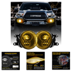 Yellow LED Fog Lights 3500K 5000Lumen Clear Lens | eBay
