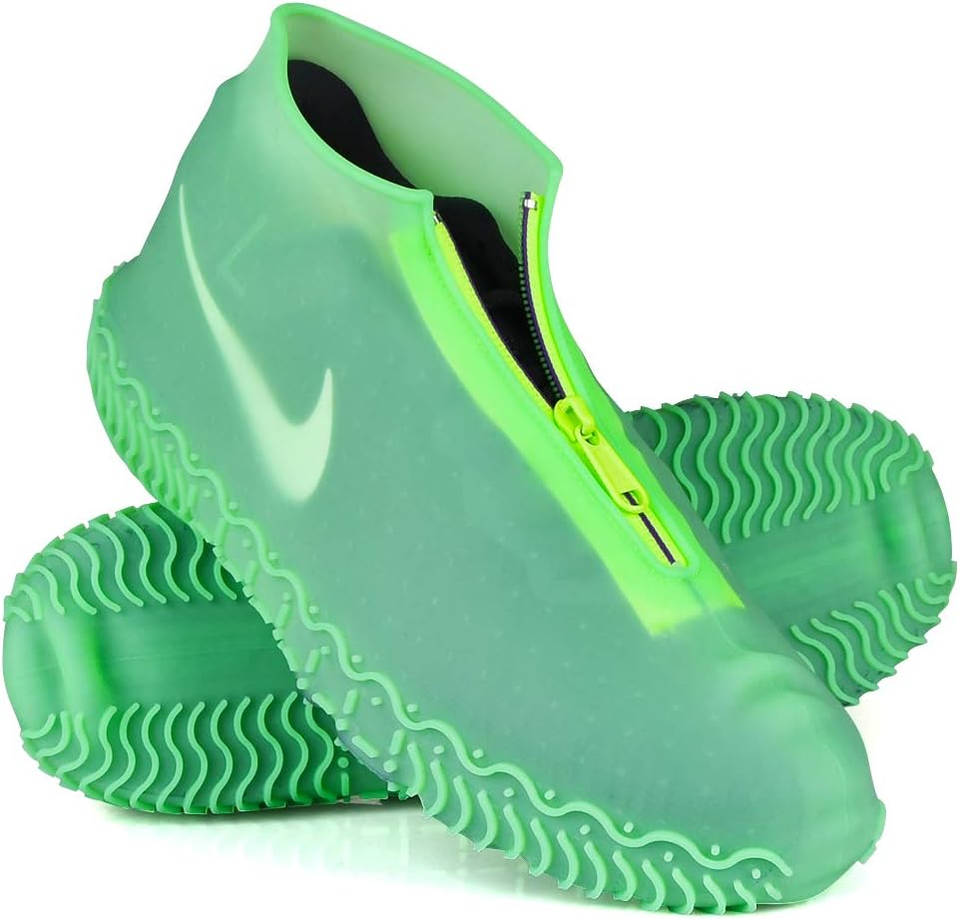 Waterproof Shoe Covers, Silicone Reusable Shoe Cover Non-Slip Durable ...