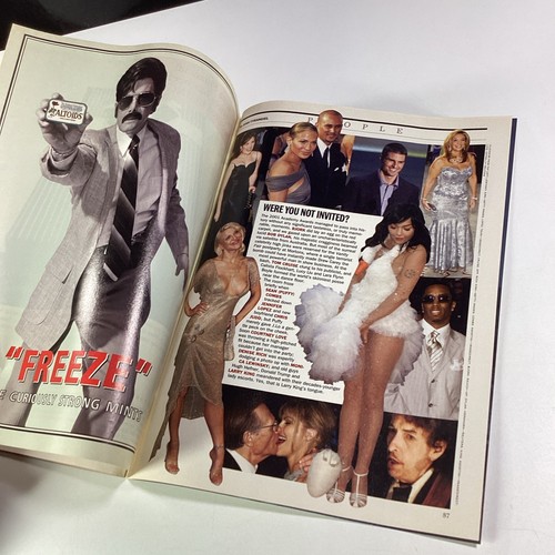 Time Magazine 2001 Global Warming Yugoslavia Israel Oscars Pee-Wee ...