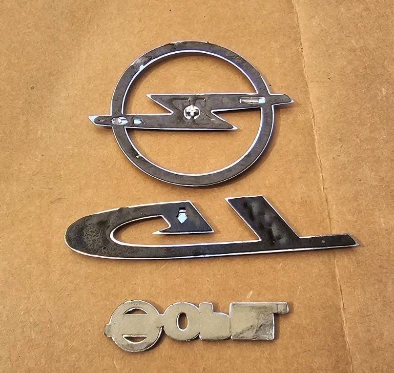 3x OEM 2007 2008 2009 2010 Opel GT Chrome Emblem / Saturn Skye | eBay