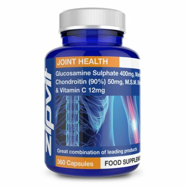 Zipvit Glucosamine, Chondroitin and MSM Capsules - 360 Count for sale ...