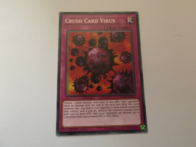 Konami Yu-Gi-Oh! "CRUSH CARD VIRUS" #Trap 1st Edition Trading Card | eBay
