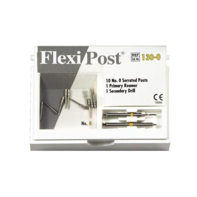 Essential Dental Systems 130-0 Flexi-Post Stainless Steel Posts #0 ...