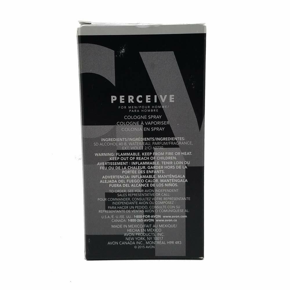 Avon Perceive 3.4oz Men's Eau de Cologne for sale online | eBay