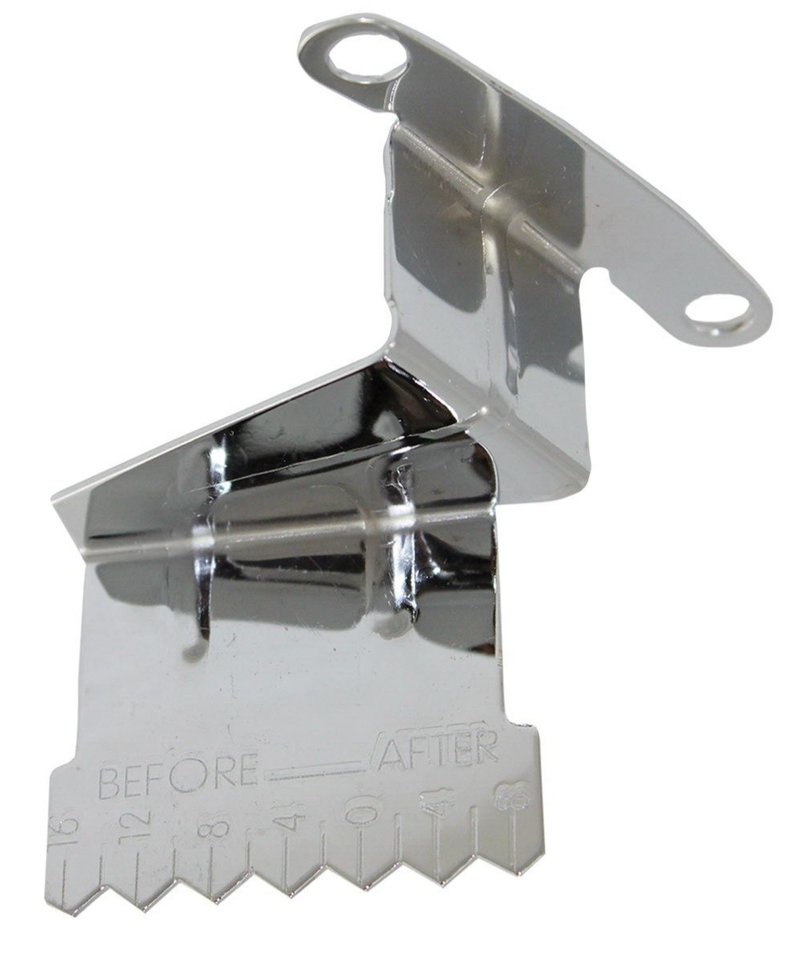 8" SB Chevy Chrome Timing Tab Marker SBC 305 327 350 383 SBC Chain ...