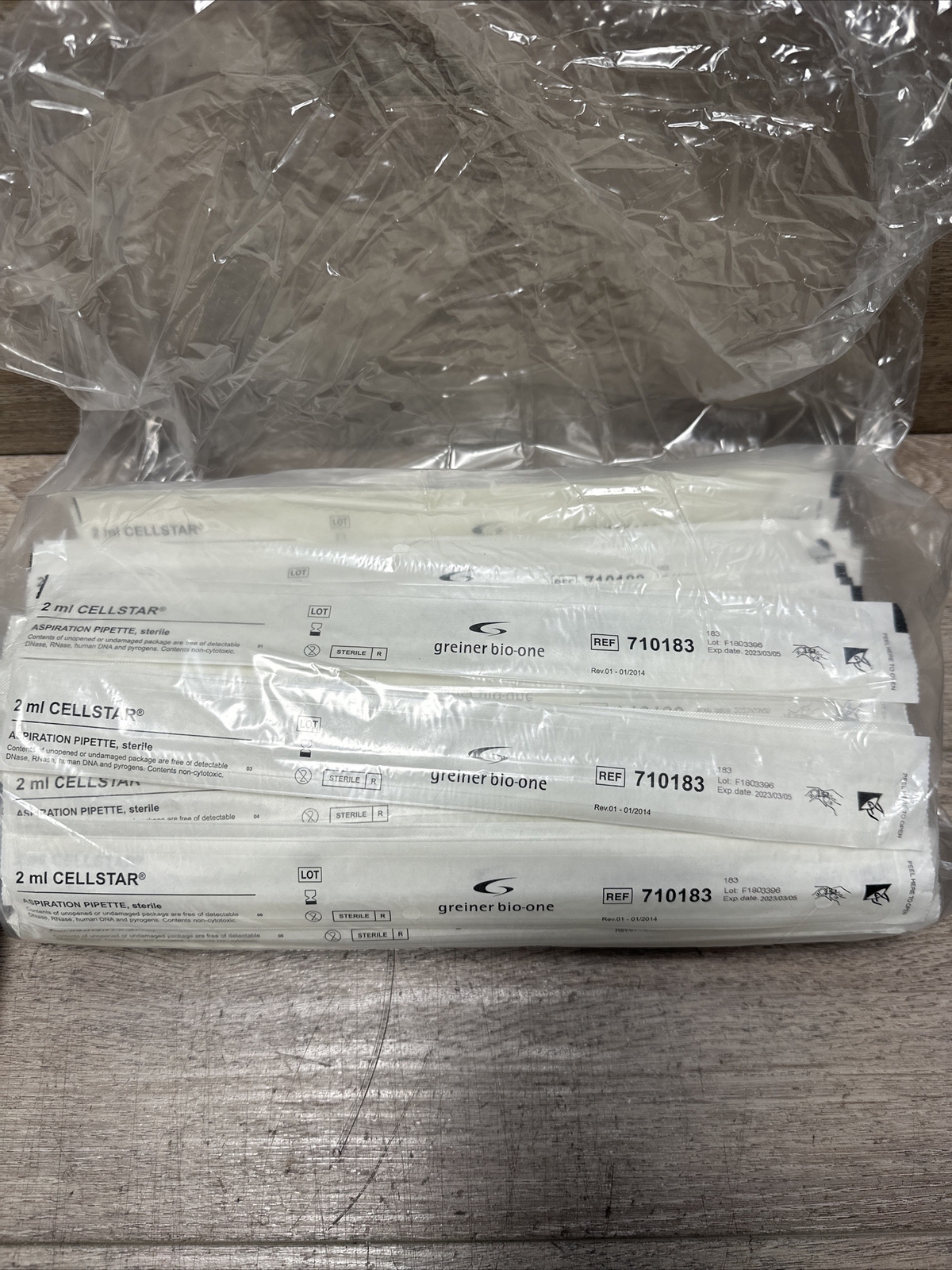 (100/Pcs) GREINER Bio-One 2mL Polystyrene CellStar Aspirating Pipette ...