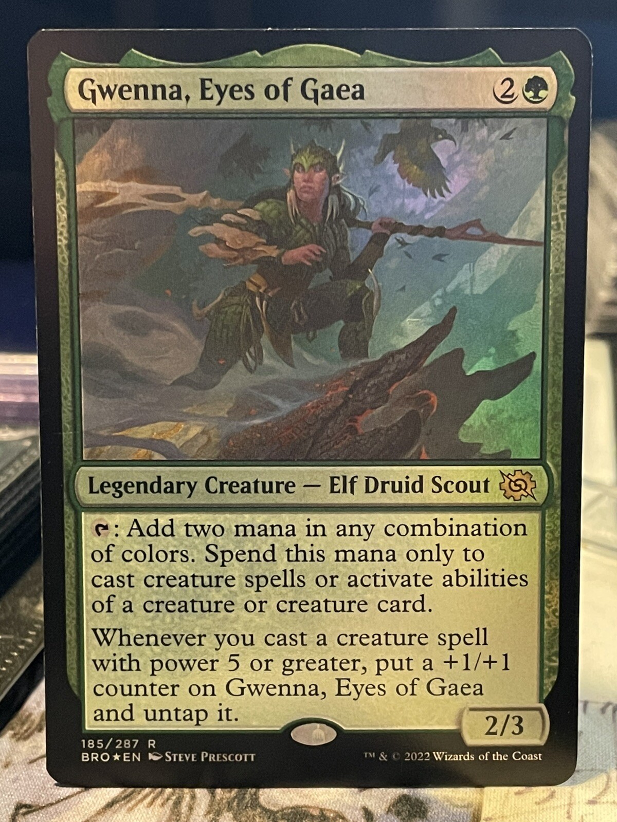 Gwenna Eyes Of Gaea Foil NM/M Brothers War MTG Magic The Gathering | eBay