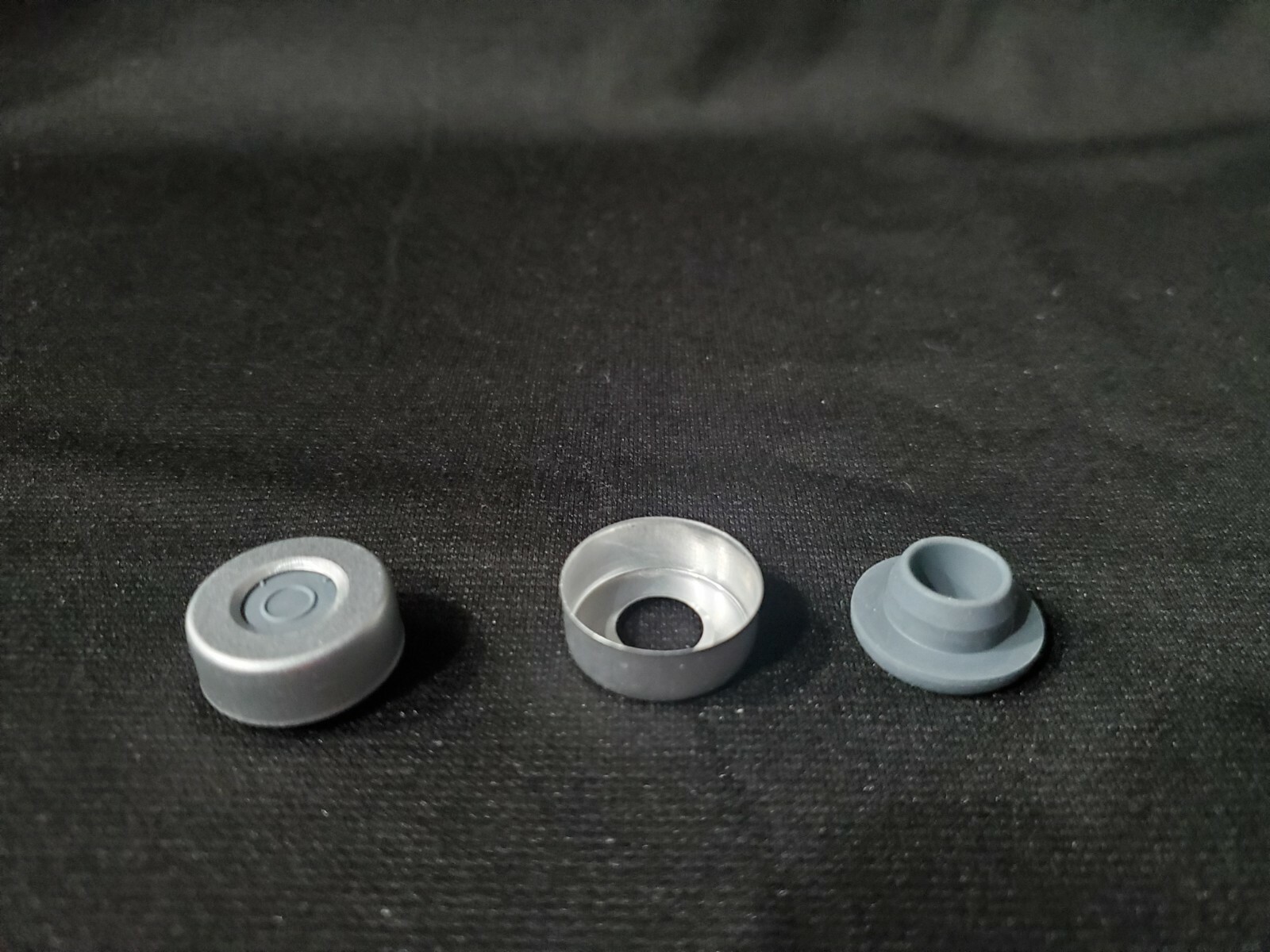 100PCS 20ml Vials+Caps 20mm Crimp Top HPLC Headspace Clear Glass Bottle ...