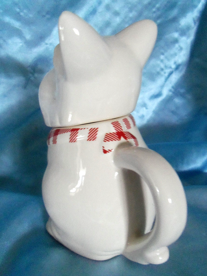 White Scottish Terrier Scotty Dog Mug Sugar Bowl & Lid MSRF Design ...
