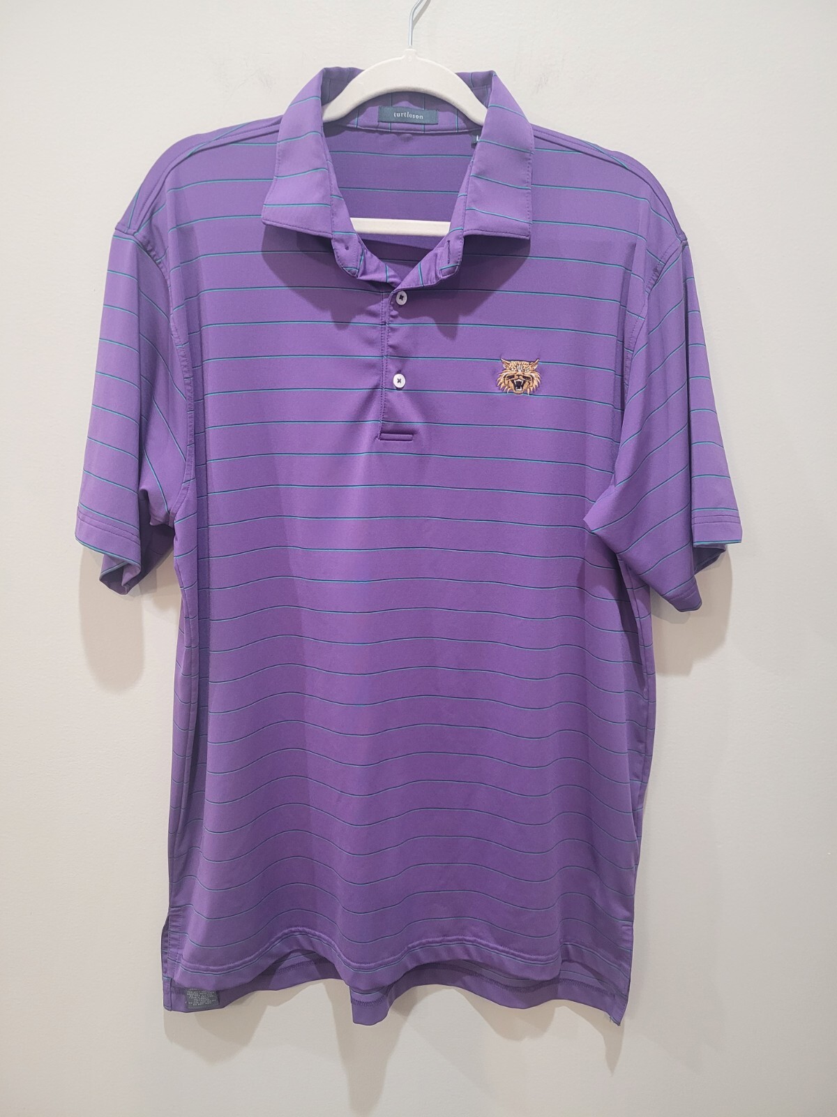 Turtleson Tour Performance Mens Golf Polo Shirt Large… - Gem