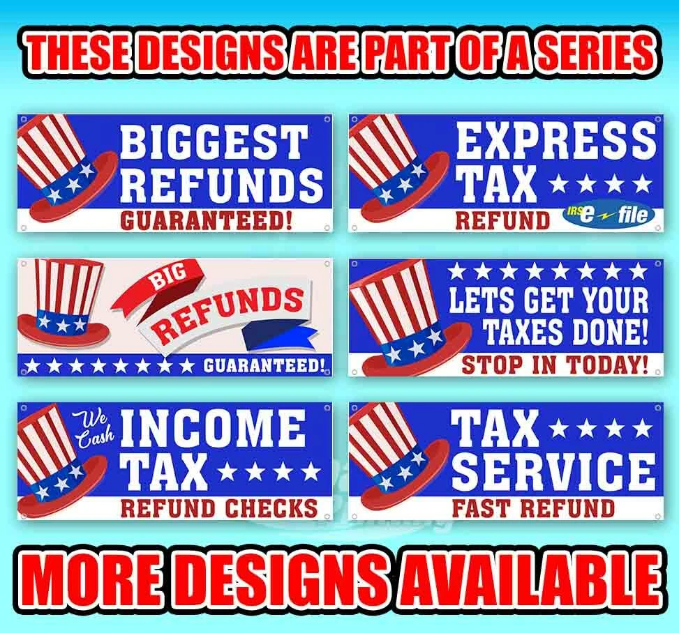 Big Tax Sign