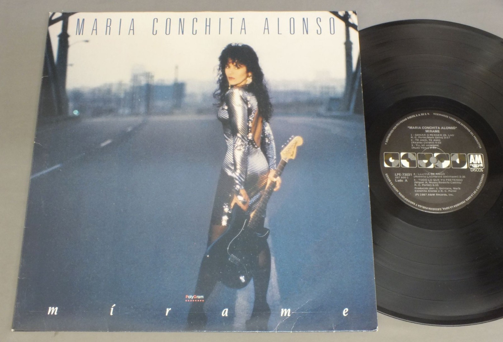 LP MARIA CONCHITA ALONSO - MIRAME * A&M / WEA 1987 USA OIS * DANN HUFF ...