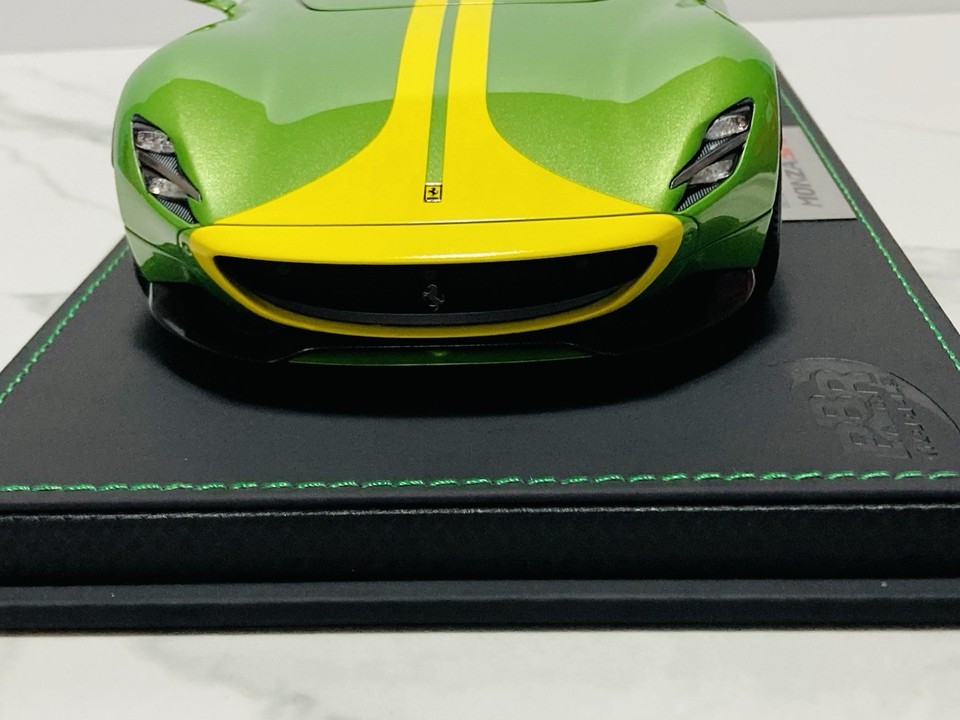 1:18 BBR, Ferrari Monza SP2, Green (Mica) w/yellow strip, #24 of 25 | eBay