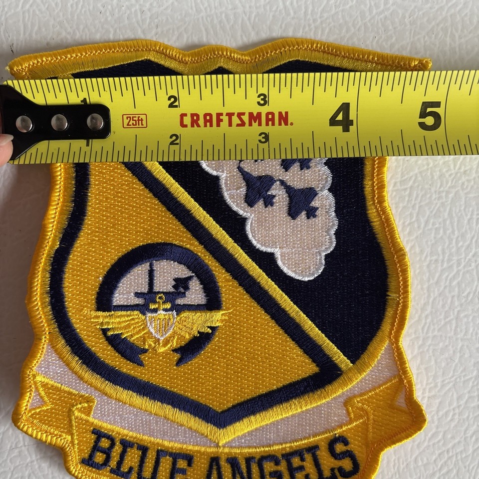 Large Vintage Navy Blue Angels Sew On Patch Plane Formation NOS | eBay