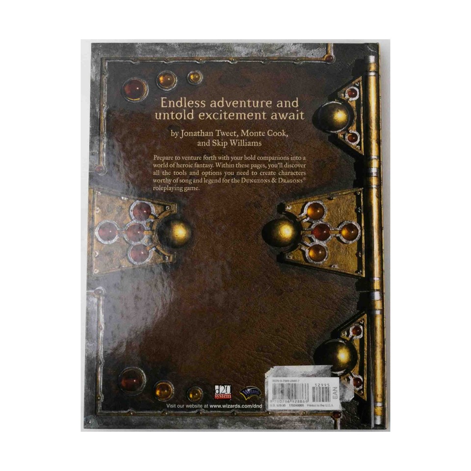 Dungeons & Dragons (3rd Ed) - Player's Handbook 3.5 Hardcover VG+/NM ...