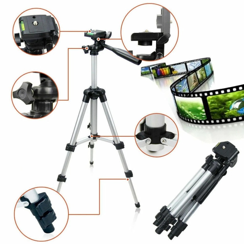 Professional Camera Phone Holder Tripod Stand for Smartphone iPhone ...