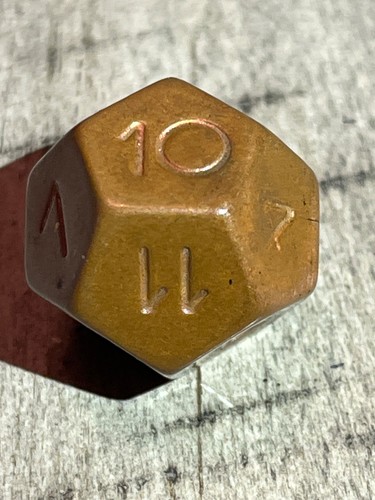 RARE early vintage Armory d12 copper bronze rpg as&d dice 101225cG | eBay