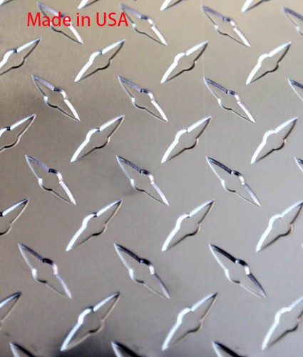Embossed Aluminum Diamond Plate .025 x 48" x 96" (4'x8') - 2 PCS | eBay