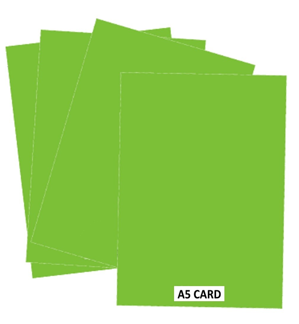 A5 or A4 INTENSE GREEN CARD 160gsm SHEETS - ARTS AND CRAFTS - PICK ...