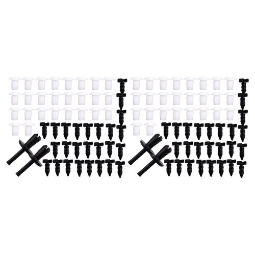 104pcs Car Interior Door Card Trim Fasteners Clips Fit for Land Rover ...