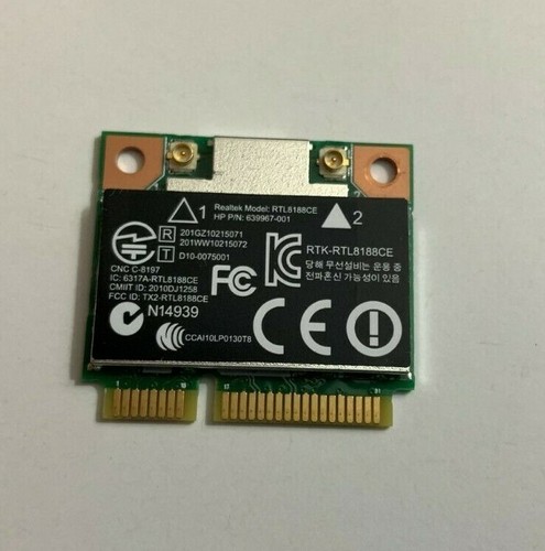 HP Wireless WiFi Card WN6606LH-H1 640926-001 | eBay