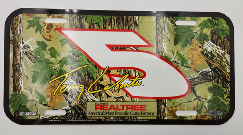Terry Labonte License Plate NASCAR #5 WinCraft Realtree Camo Pattern | eBay