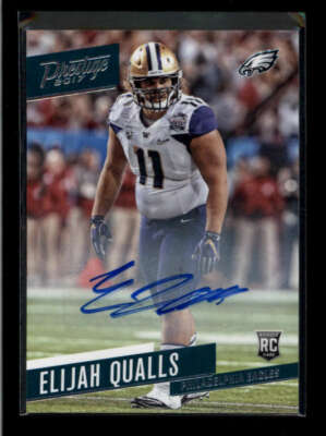 ELIJAH QUALLS 2017 PANINI PRESTIGE ROOKIE AUTOGRAPH AUTO AJ7811 | eBay