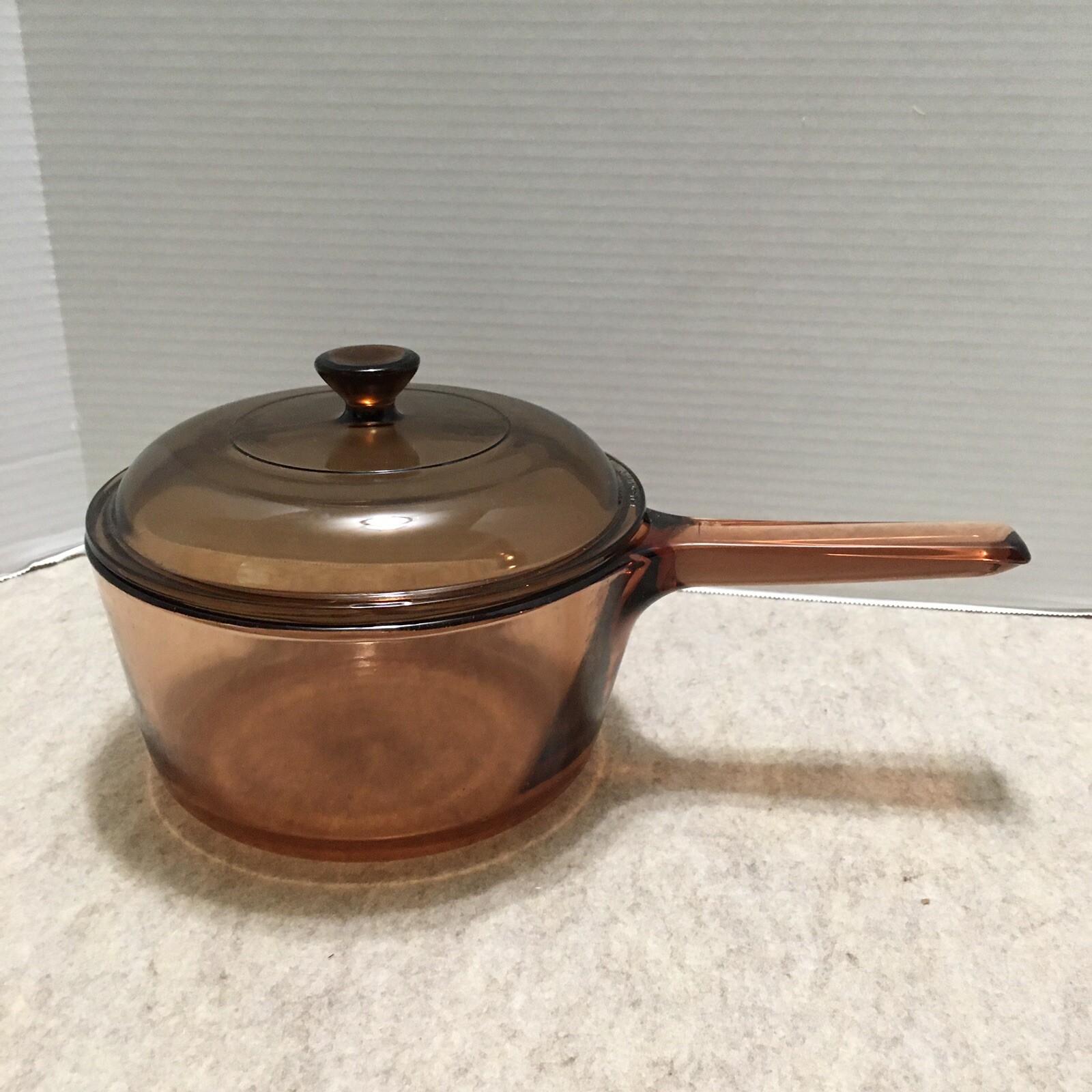 Corning Vision Ware 1.5 Liter Sauce Pan Amber with Lid USA | eBay