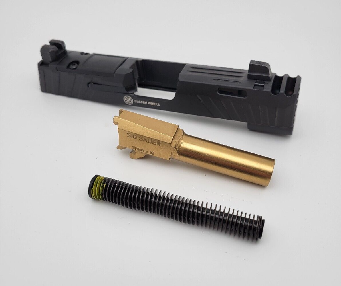 P365X SLIDE 3.1", 9MM SPECTRE COMP ASSEMBLY, INTEGRATED COMP - TIN ...