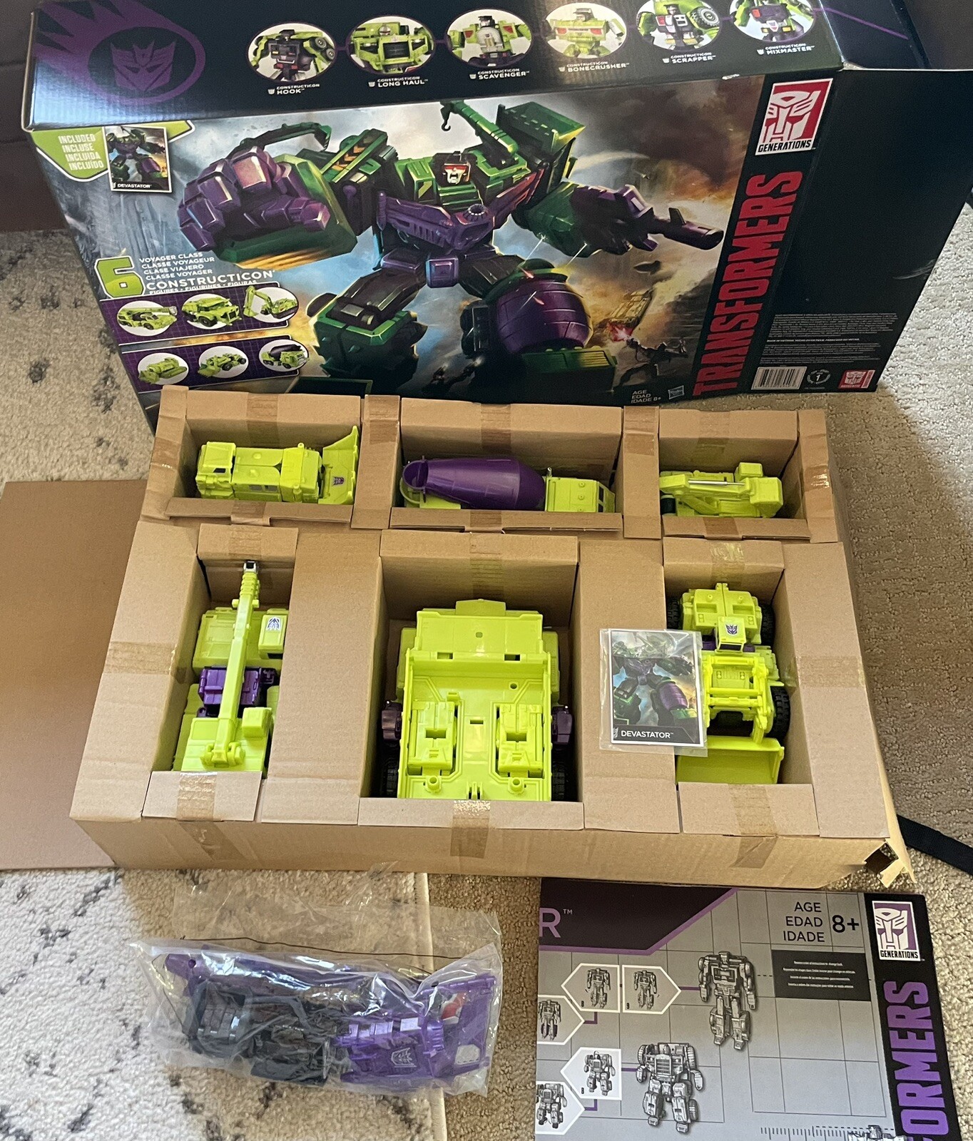 Transformers Generations Combiner Wars Devastator Figure Set Ebay