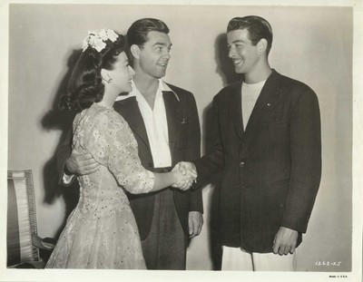 JOAN CRAWFORD, PHILLIP TERRY & BERT HICKS in "Reunion in France ...