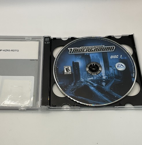 Need For Speed Underground EA Games PC-CD 2003 W/ Serial Key | eBay