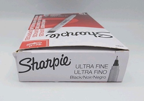 Sharpie Ultra Fine Point Black Permanent Markers, 12-Pack 71641370012| eBay