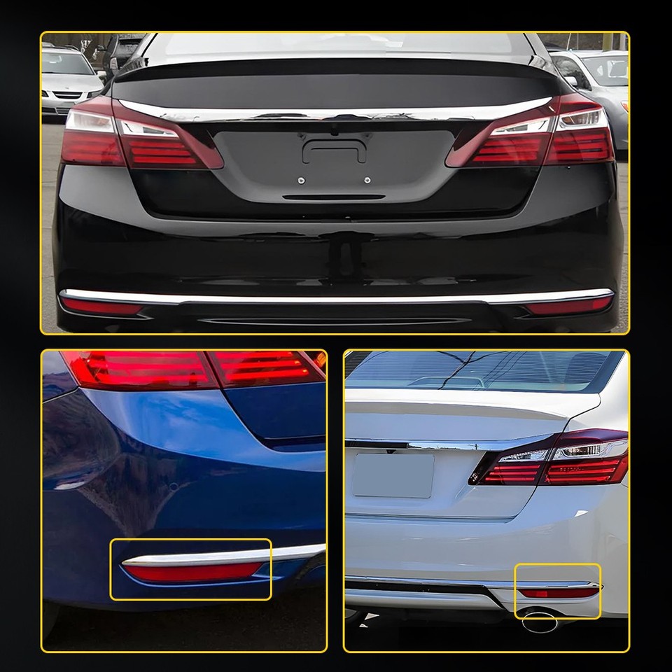 For 2016 2017 Honda Accord Rear Left Right Side Case 2PCS Bumper ...