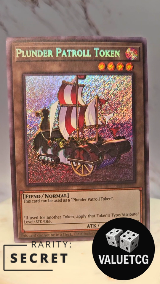 Plunder Patroll Token (Patrollship Jord Art) - Secret Rare Yugioh ...